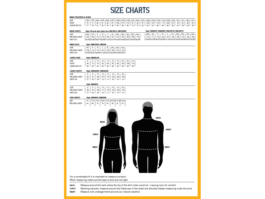 Ritemate Cotton Open Front Short Sleeved Work Shirt with 3M Tape (Non ...